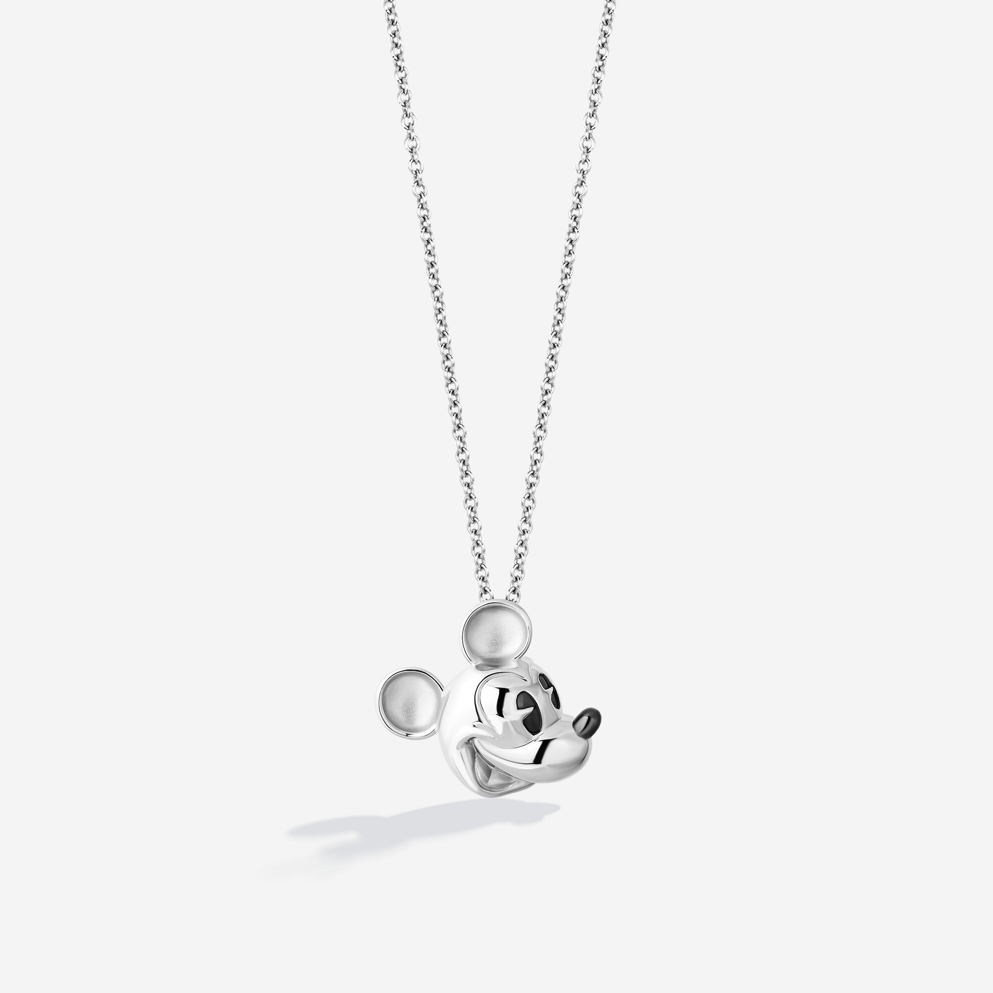 Disney Mickey Mouse Sculpted Necklace Pendant in Sterling Silver ...