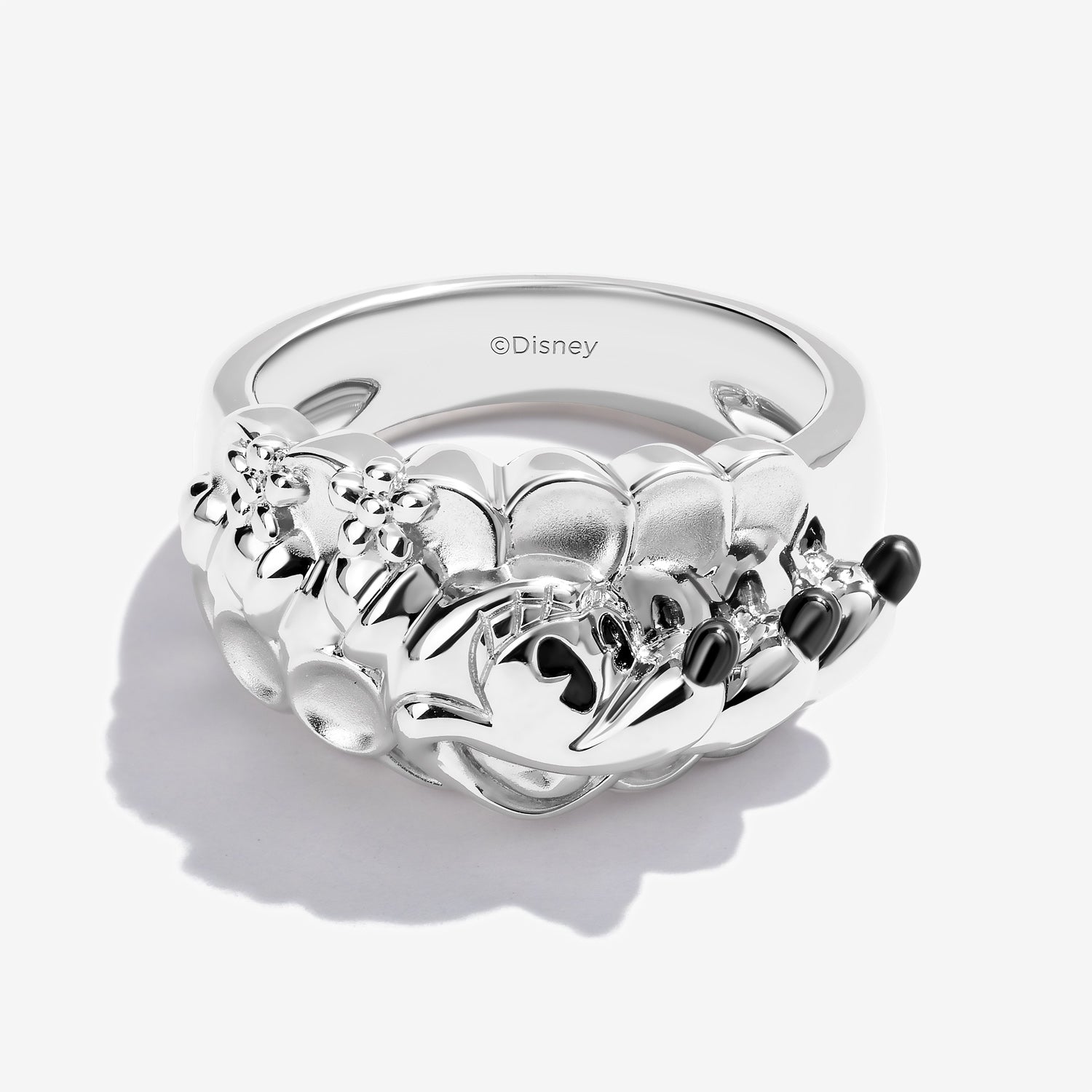 Disney Minnie Mouse Inspired 'Heads' Ring in Sterling Silver | Disney ...