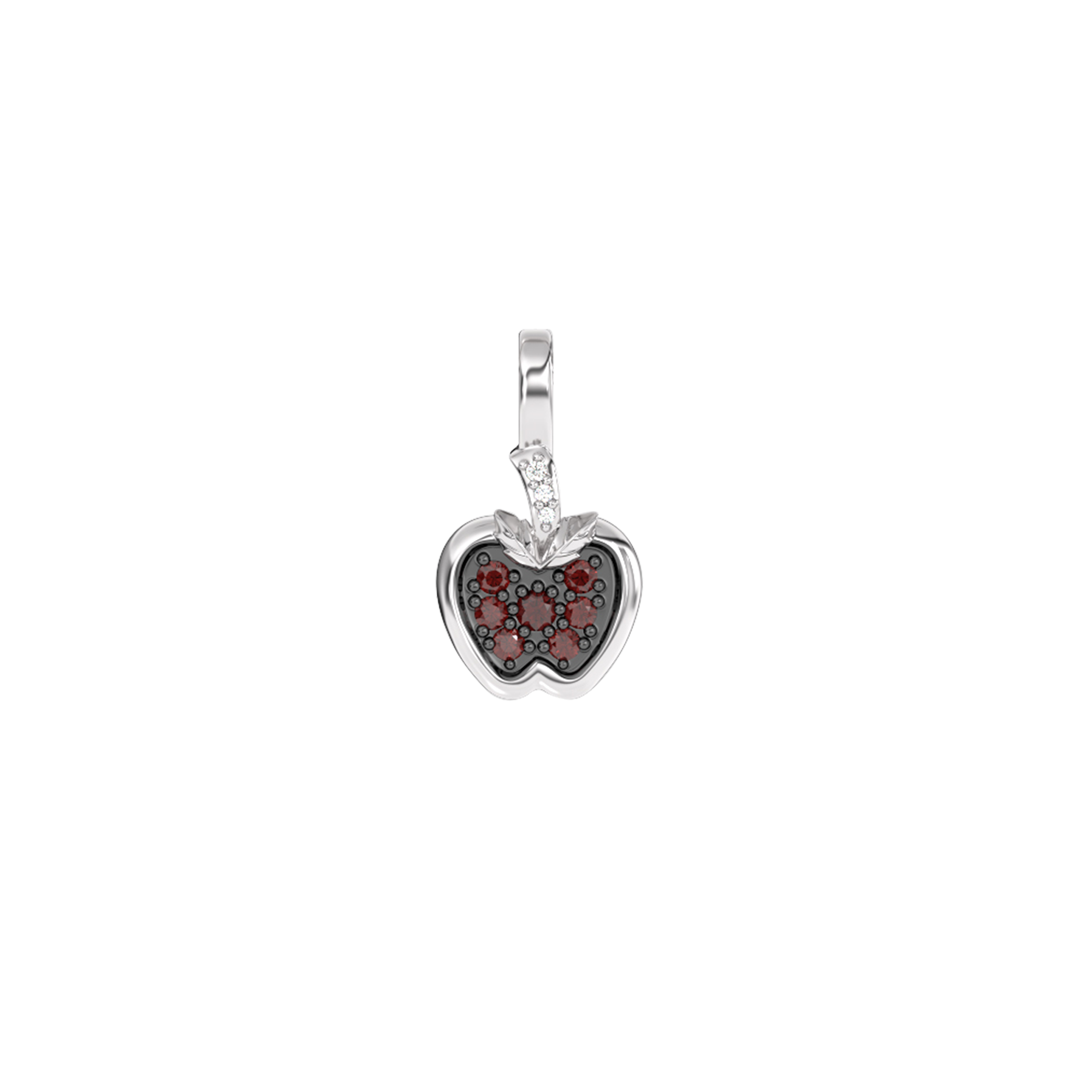 Disney Snow White and the Seven Dwarfs Inspired Red Garnet Apple Charms ...